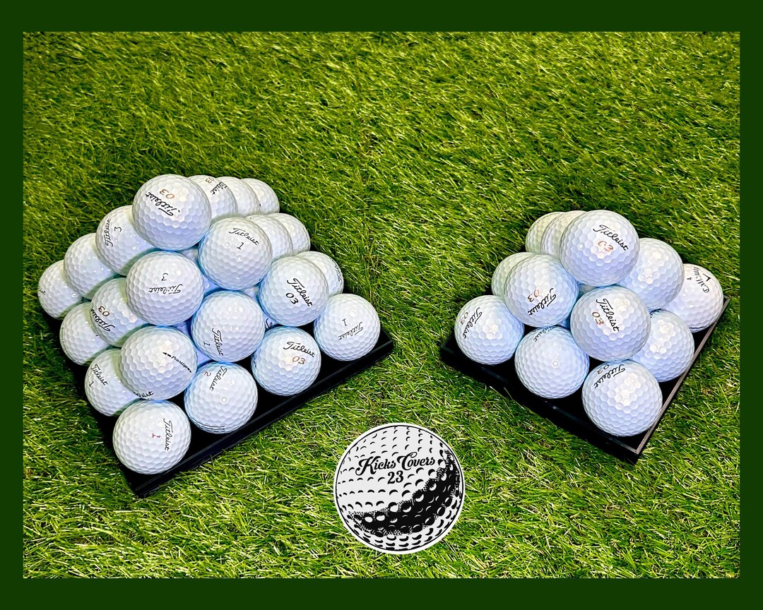 Golf Ball Pyramid Tray Stacker 4x4 & 3x3 Multiple Colors Made in USA ...