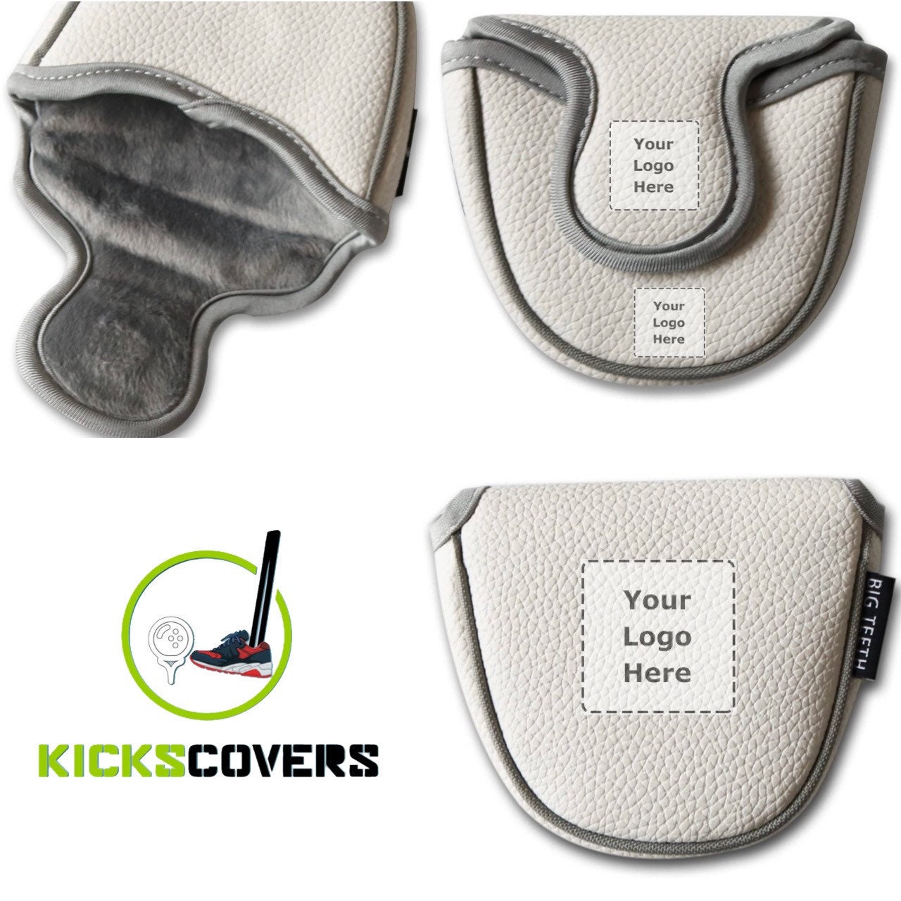 Custom Logo Image Golf Putter Mallet Covers: Custom Image - Etsy