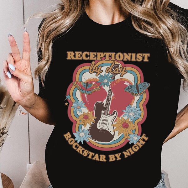 Receptionist T Shirt - Etsy