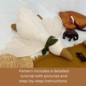 Stuffed Goose Sewing Pattern and Tutorial - Duck Plush PDF Download ...