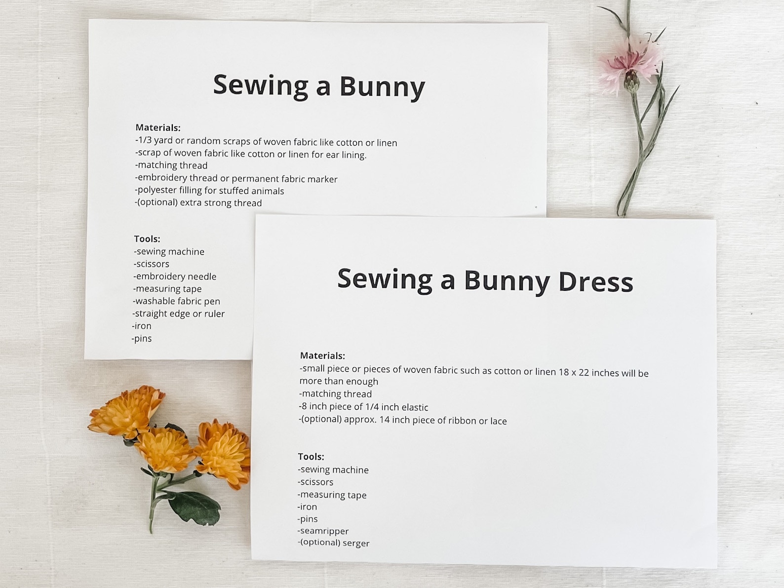 Bunny Doll PDF Basic Rabbit Sewing Pattern Basic Bunny - Etsy