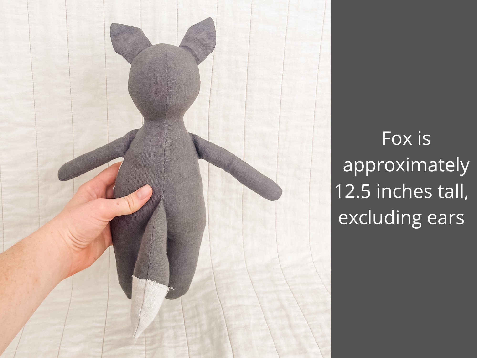 Wolf PDF Sewing Pattern Animal Doll Pattern Beginner Plush - Etsy
