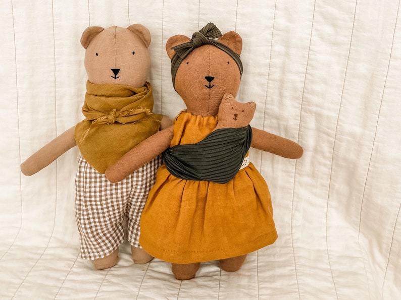 Teddy Bear Sewing Pattern Bear Doll With Clothes Tutorial - Etsy