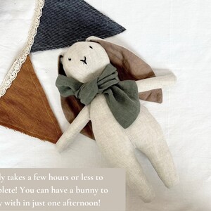 Bunny Doll PDF | Basic Rabbit Sewing Pattern | Basic Bunny Pattern ...