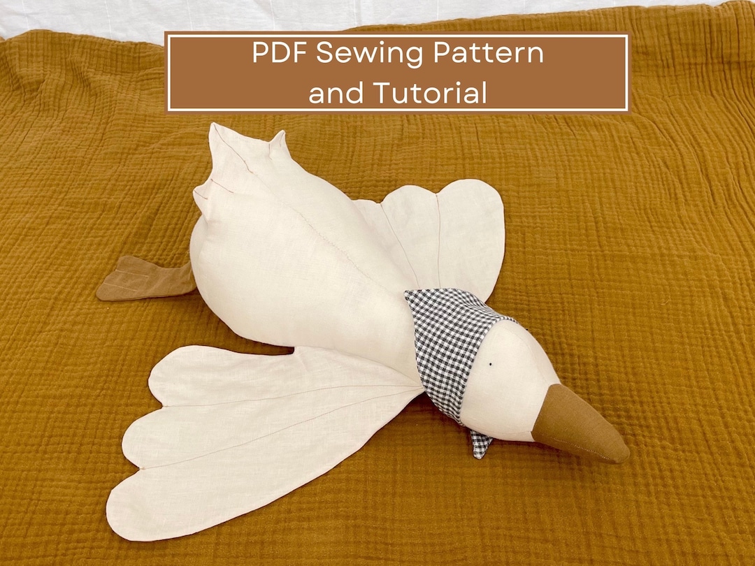 Instant Download Toy Duck Plush Sewing Pattern and Tutorial - Etsy