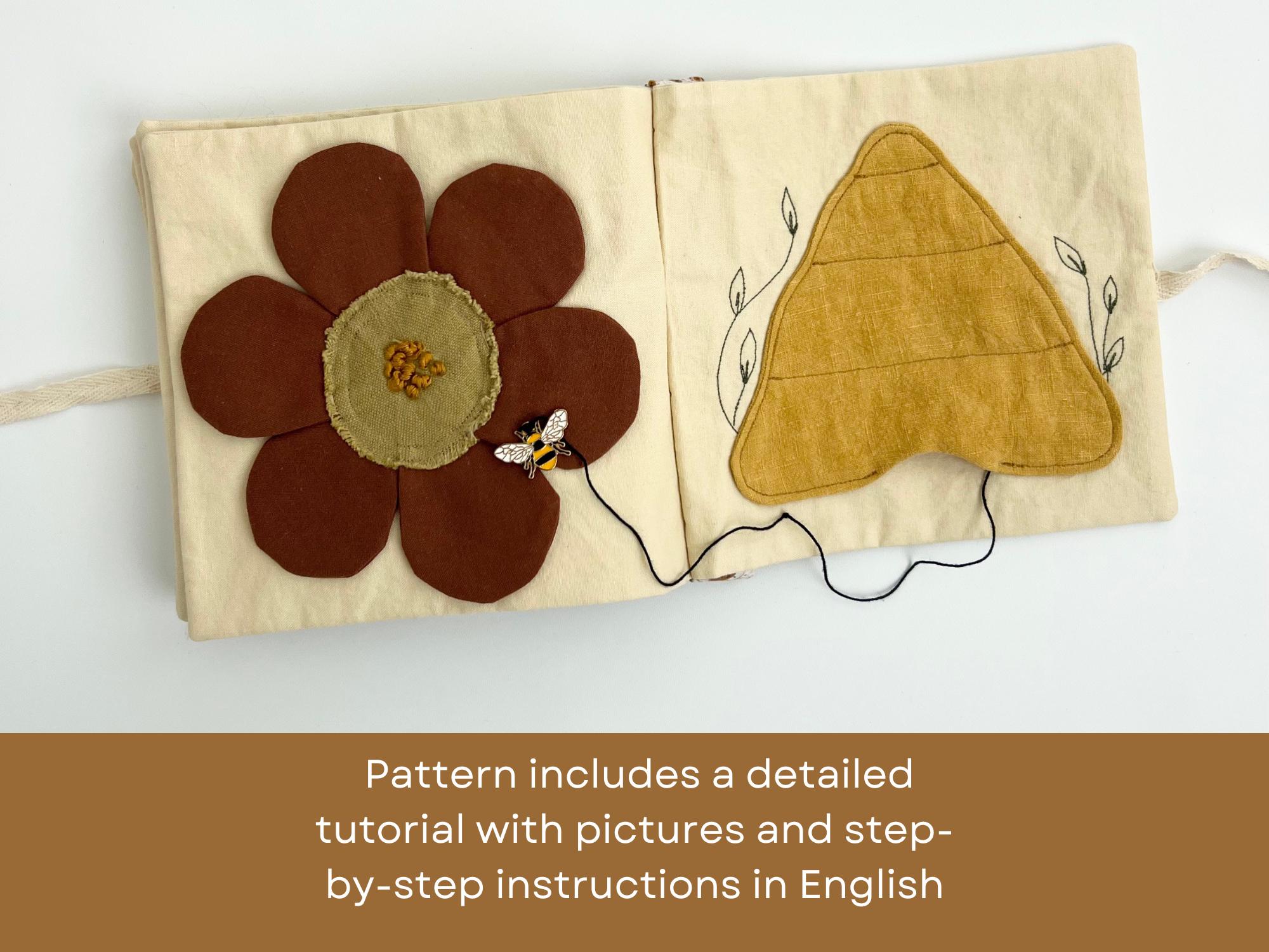 Quiet Book Sewing Pattern: Busy Book Sewing Pattern, Toddler Fabric ...