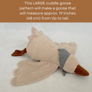Stuffed Goose Sewing Pattern and Tutorial - Duck Plush PDF Download ...