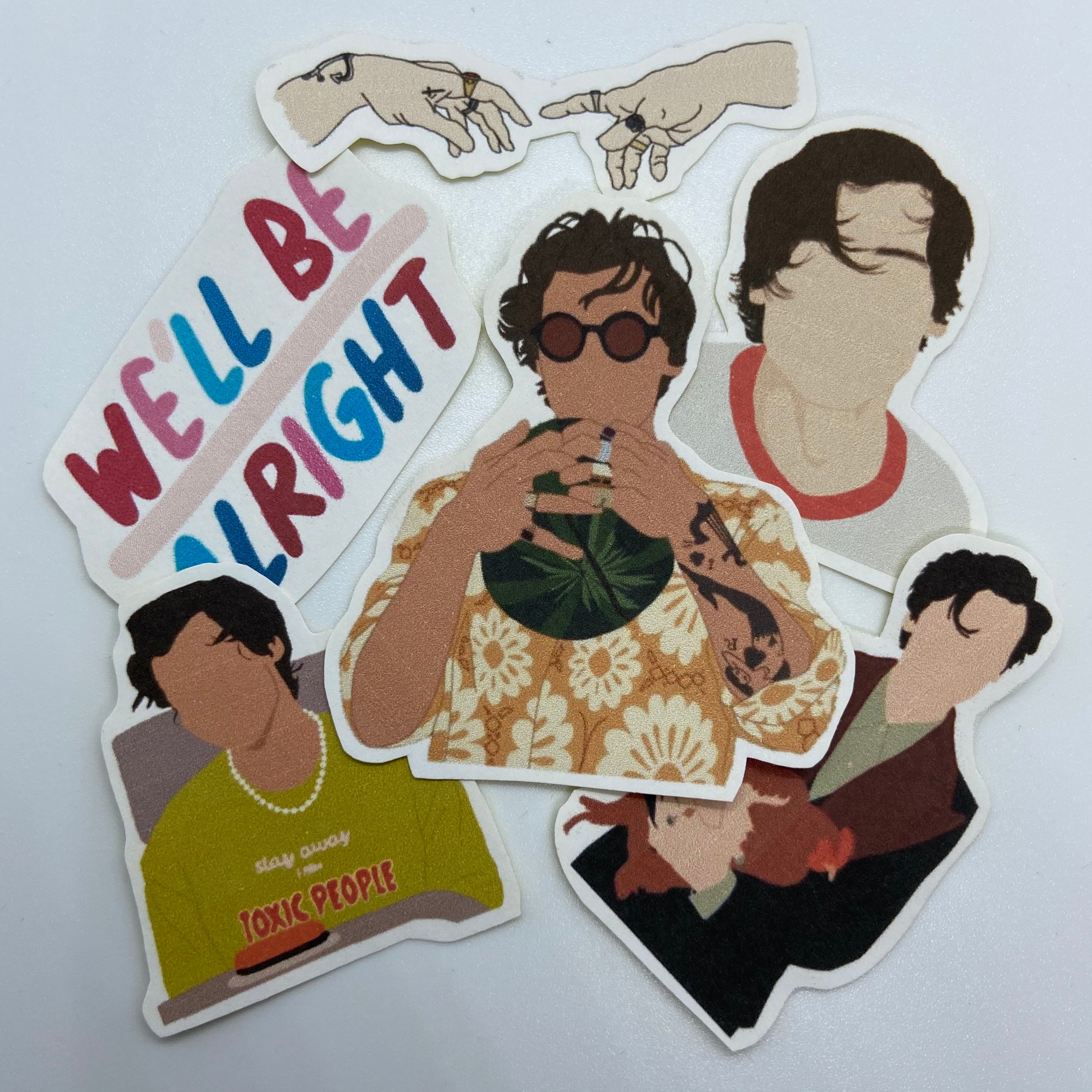 Harry Styles Stickers Set of 6 Stickers | Etsy