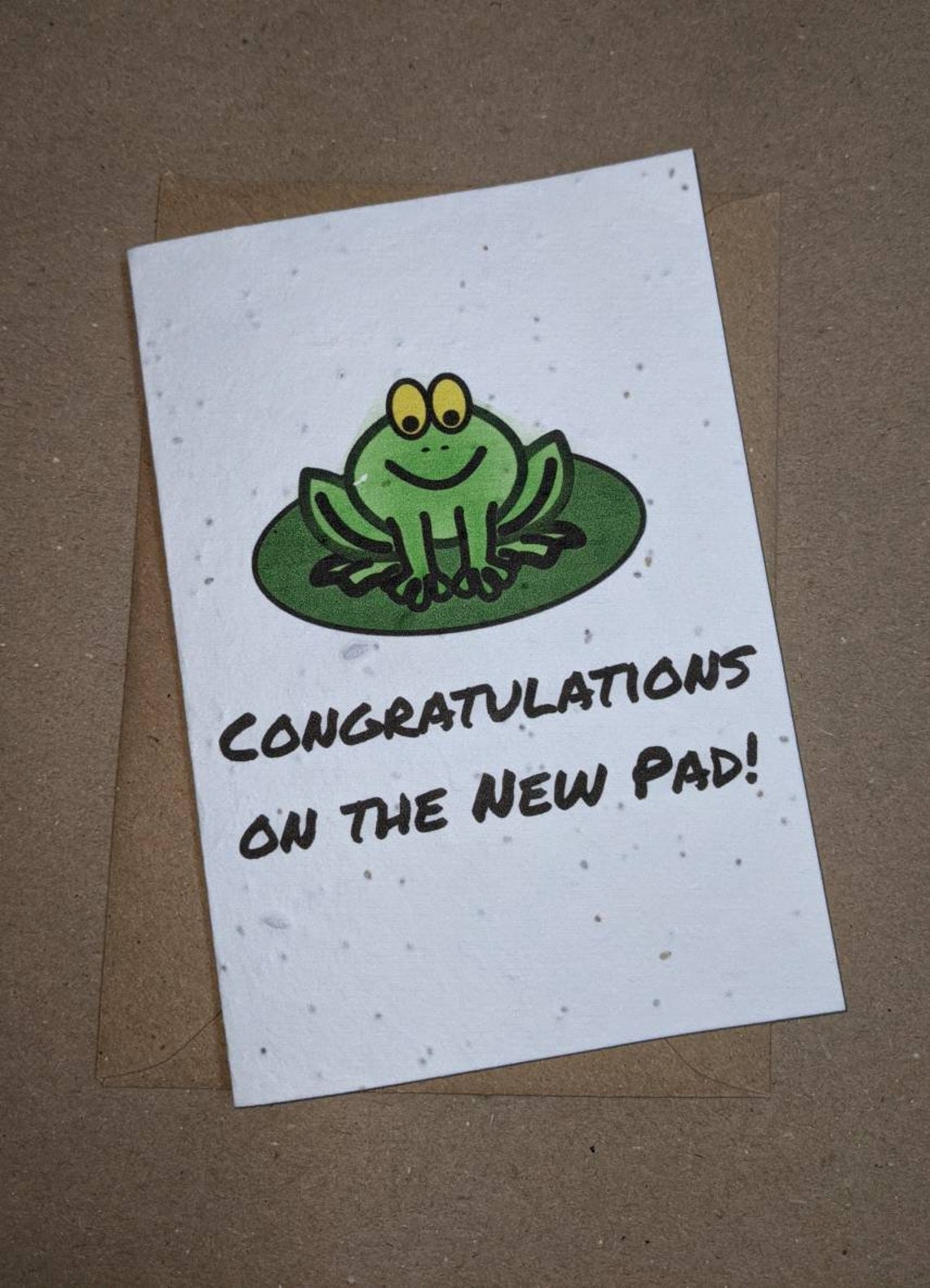 Plantable Congratulations on the New Pad Card Plantable Card | Etsy UK