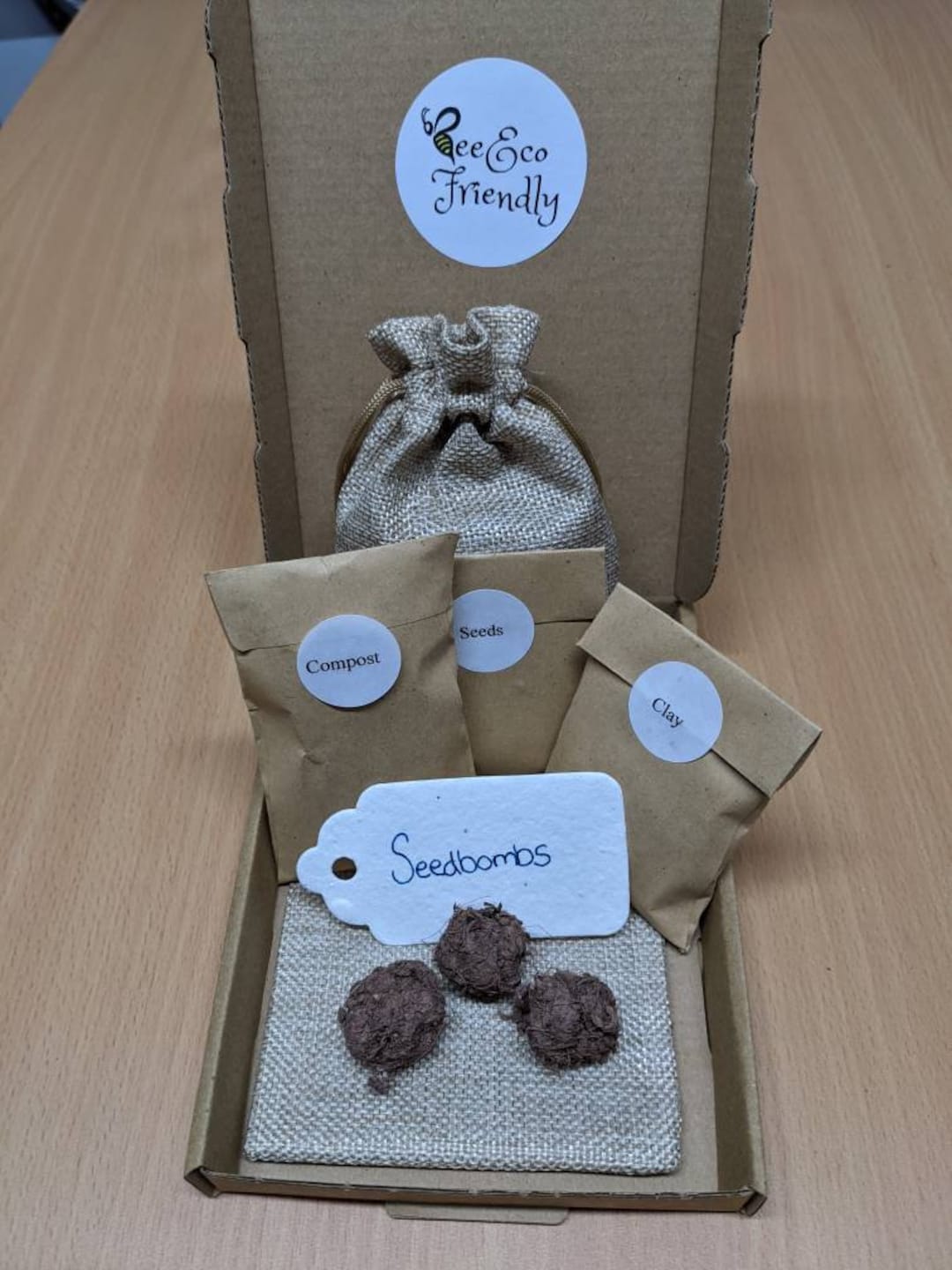 DIY Wildflower Seed Bomb Kit, Eco Friendly,bee Bombs, Perfect Home ...