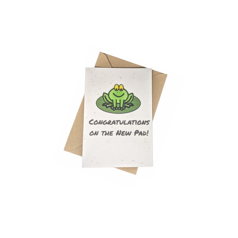 Plantable Congratulations on the New Pad Card Plantable Card | Etsy UK