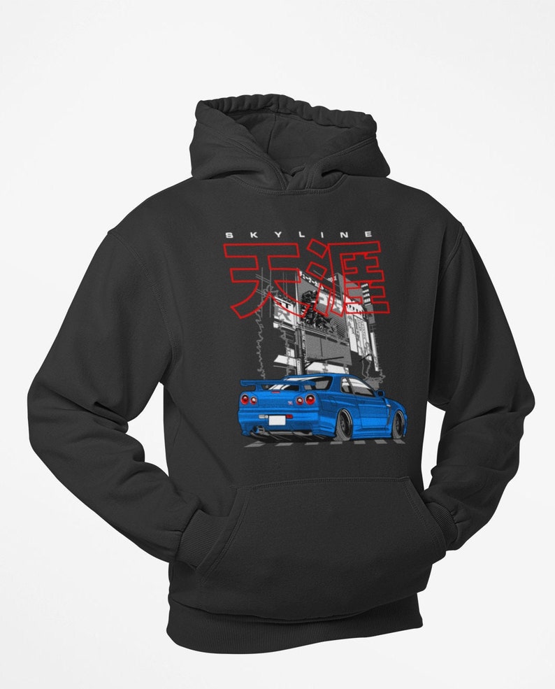 Limited Jdm R34 GT-T Vintage T-shirt, R34 GT-R JDM Graphic T-shirt ...