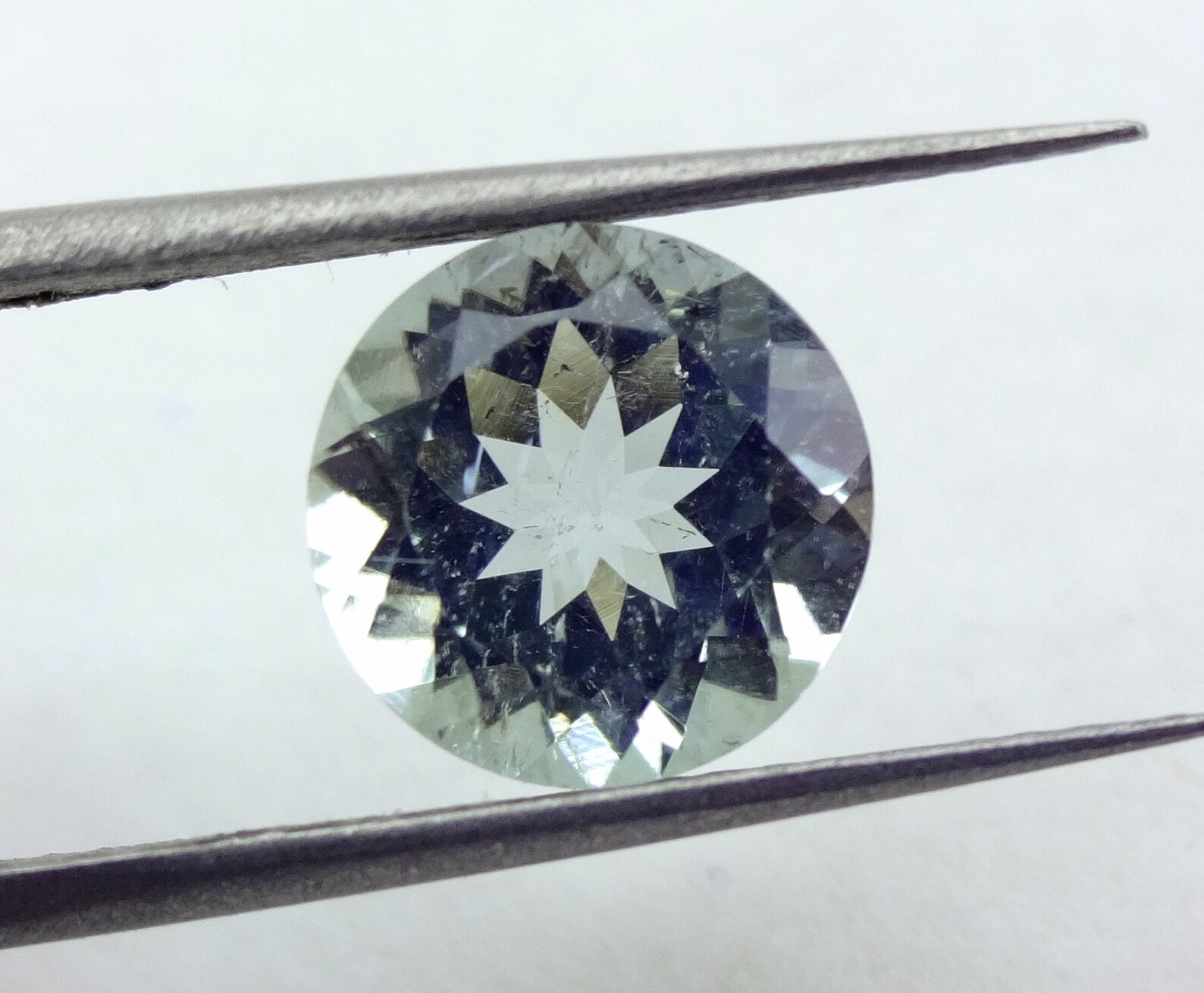 Green Tourmaline Cut Round Shape Light Green Tourmaline Cut - Etsy