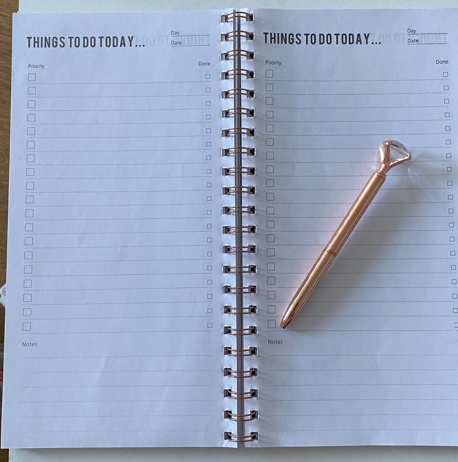 Personalised To Do List Book Things To Do List Book Notebook | Etsy