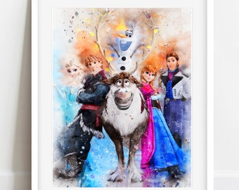 Frozen Poster | Etsy