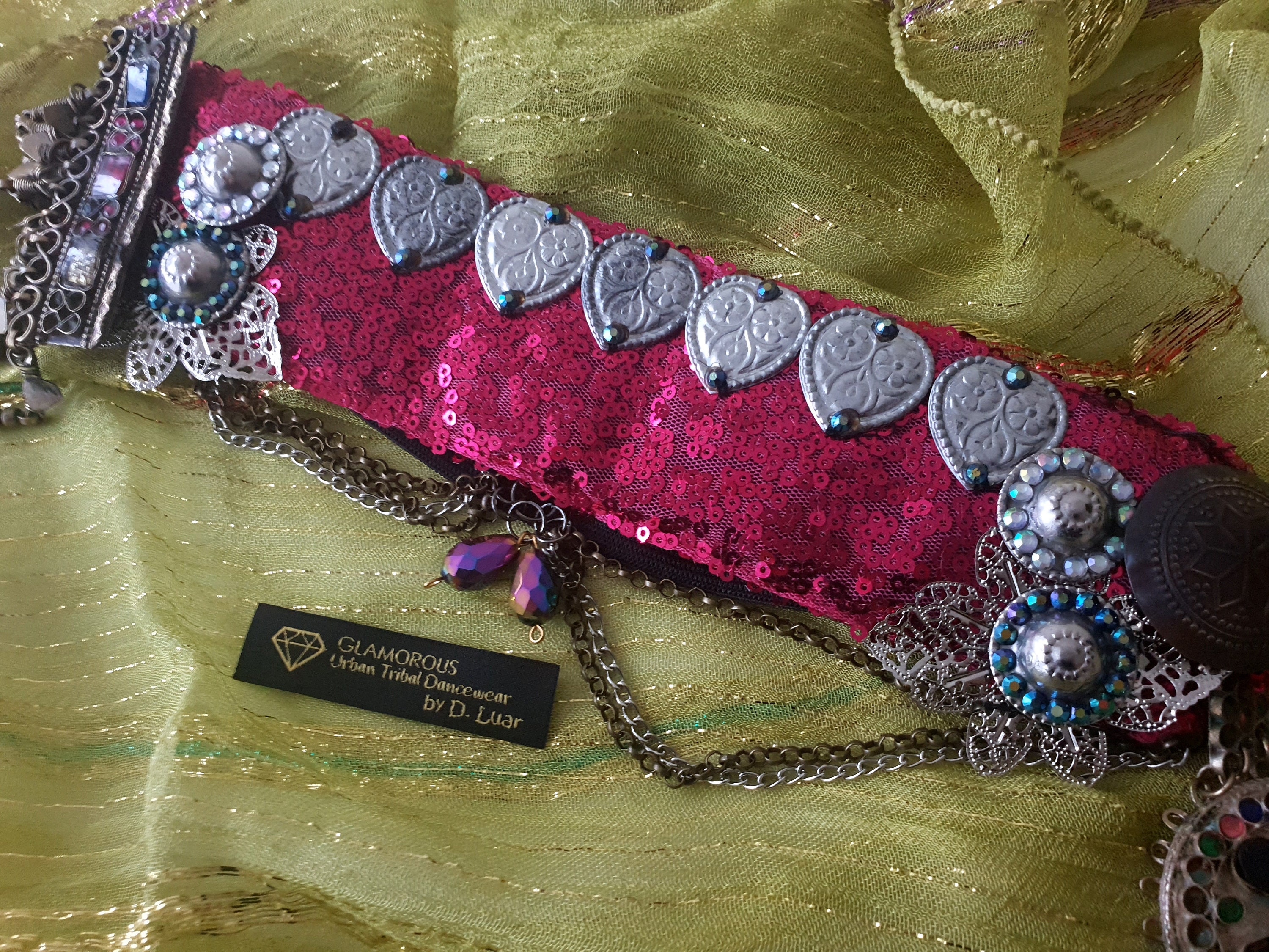 Candy Tribe Pink Kuchi Headdress Headpiece Tribal Fusion ATS Gypsy ...