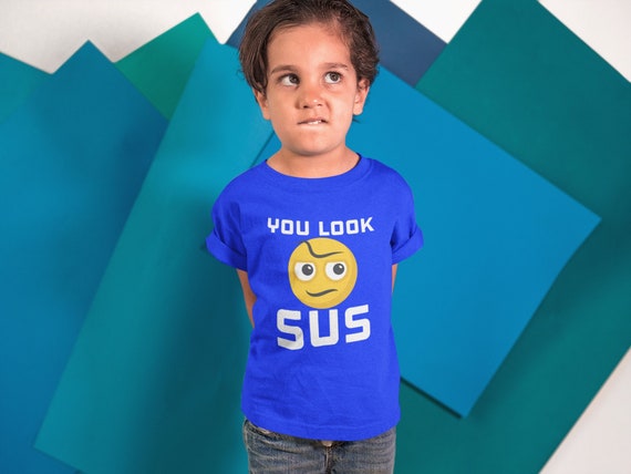 You Look SUS Funny Kids Back to School Softstyle Tee for Boy - Etsy