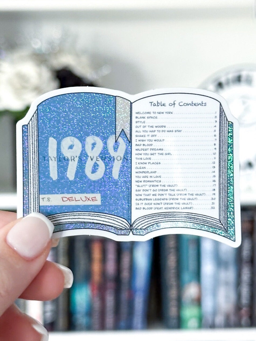 1989 Album Sticker, Taylor Swift Sticker, 1989 Book Sticker, Swiftie ...