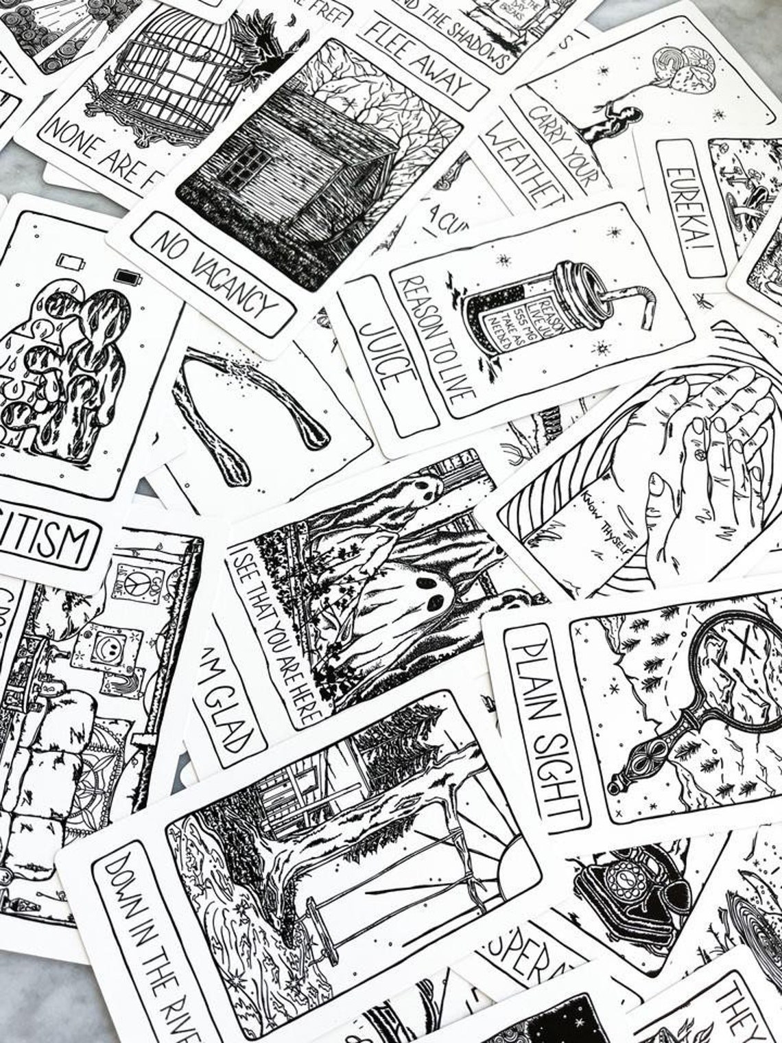 Visions in the Liminal Space Oracle Deck Bakara Wintner - Etsy