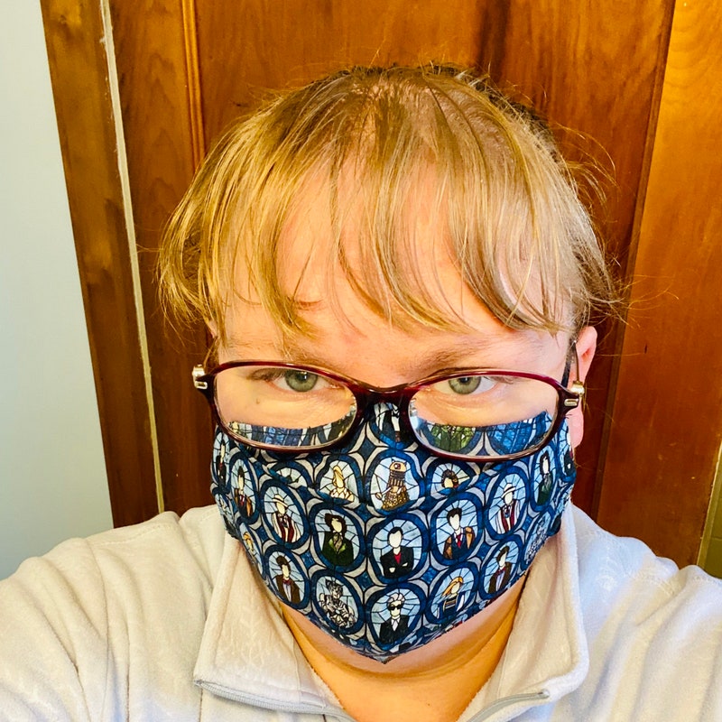 Doctor Who Face Mask - Etsy