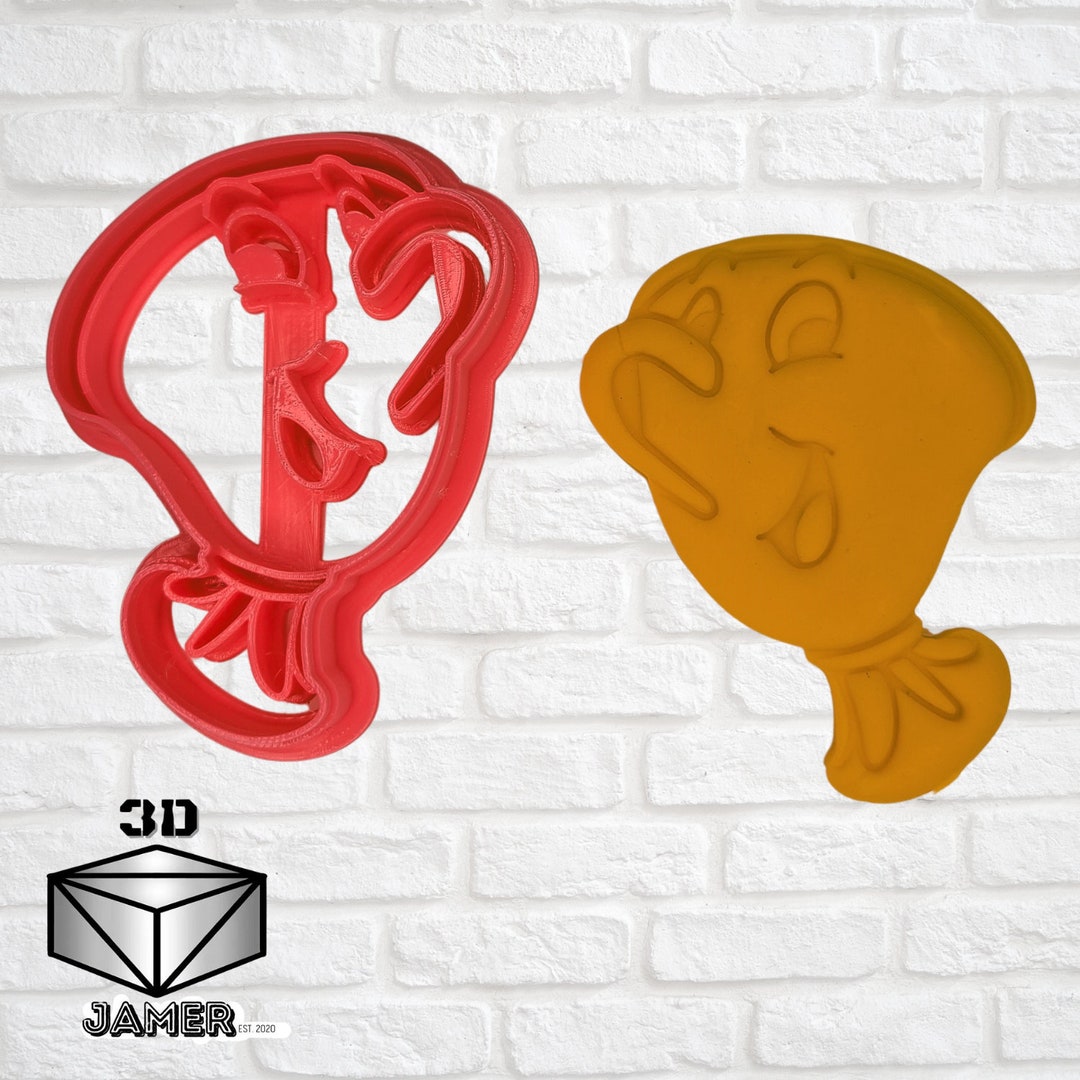 Chip Cookie Cutter Beauty and the Beast Disney-inspired Cutters - Etsy ...
