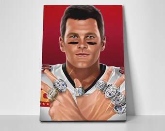 Tom Brady Rings Poster | Etsy