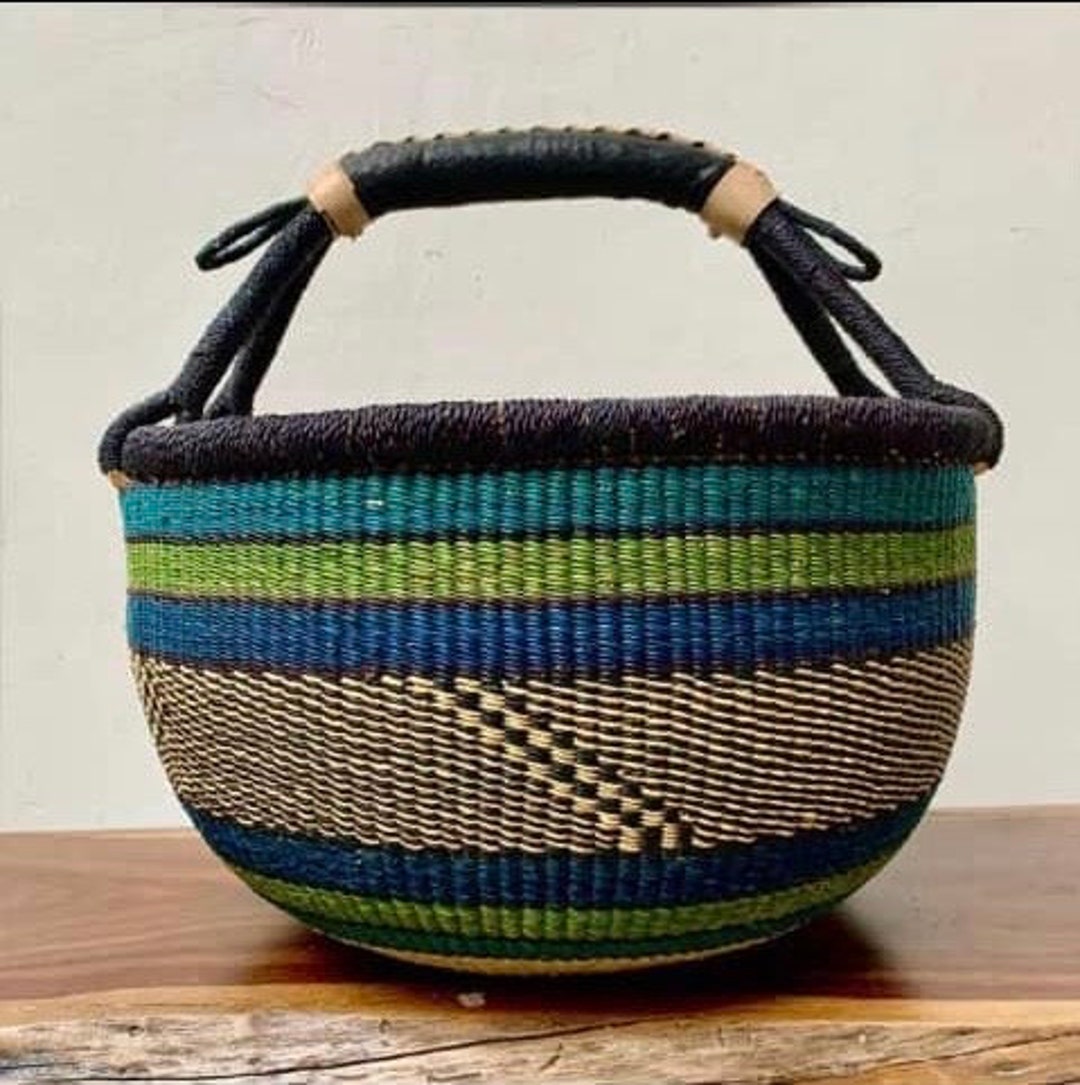 Bolga Basket,african Market Basket, Bolgatanga Baskets,storage Basket ...