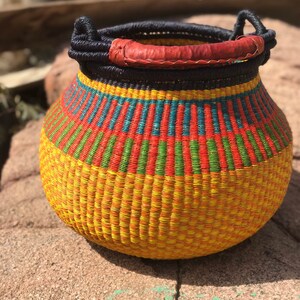 Bolga Basket,large Basket African Market Basket, Bolgatanga Baskets ...