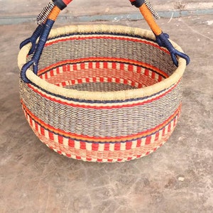 Bolga Basket,large Basket African Market Basket, Bolgatanga Baskets ...