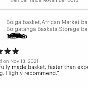 Bolga Basket,african Market Basket, Bolgatanga Baskets,storage Basket ...