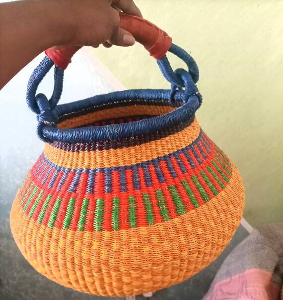 Newest-latest Addition large Bolga Pot Basketafrican Market | Etsy