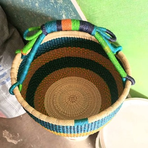 Bolga Basket,large Basket African Market Basket, Bolgatanga Baskets ...