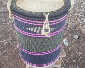 Bolga Basketlarge Basket African Market Basket Bolgatanga - Etsy