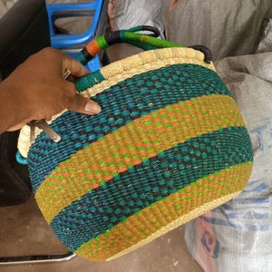 Bolga Basket,large Basket African Market Basket, Bolgatanga Baskets ...