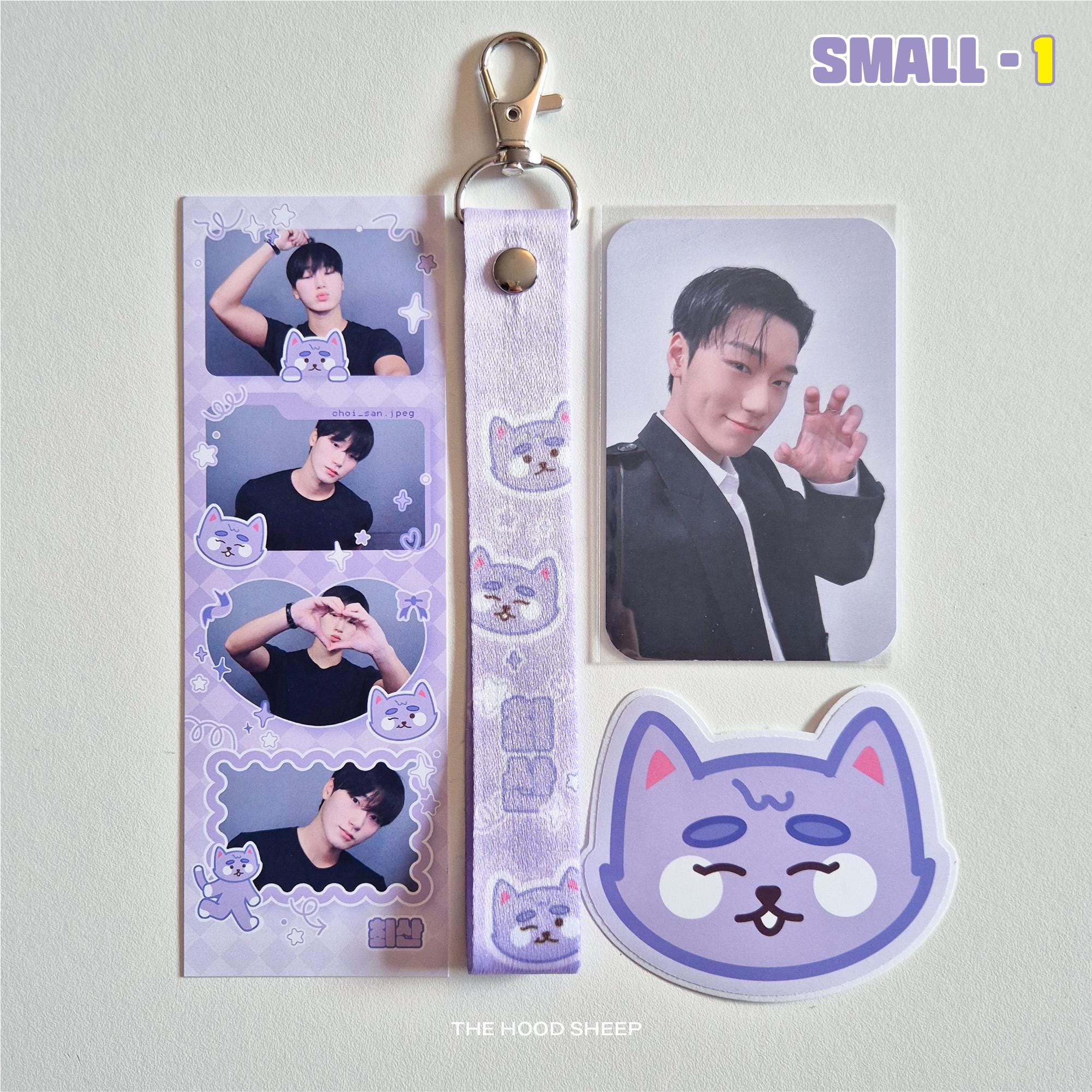 ANITEEZ Ateez Fanpack, Lightstick Strap, Badge, Toploader, Photocard ...