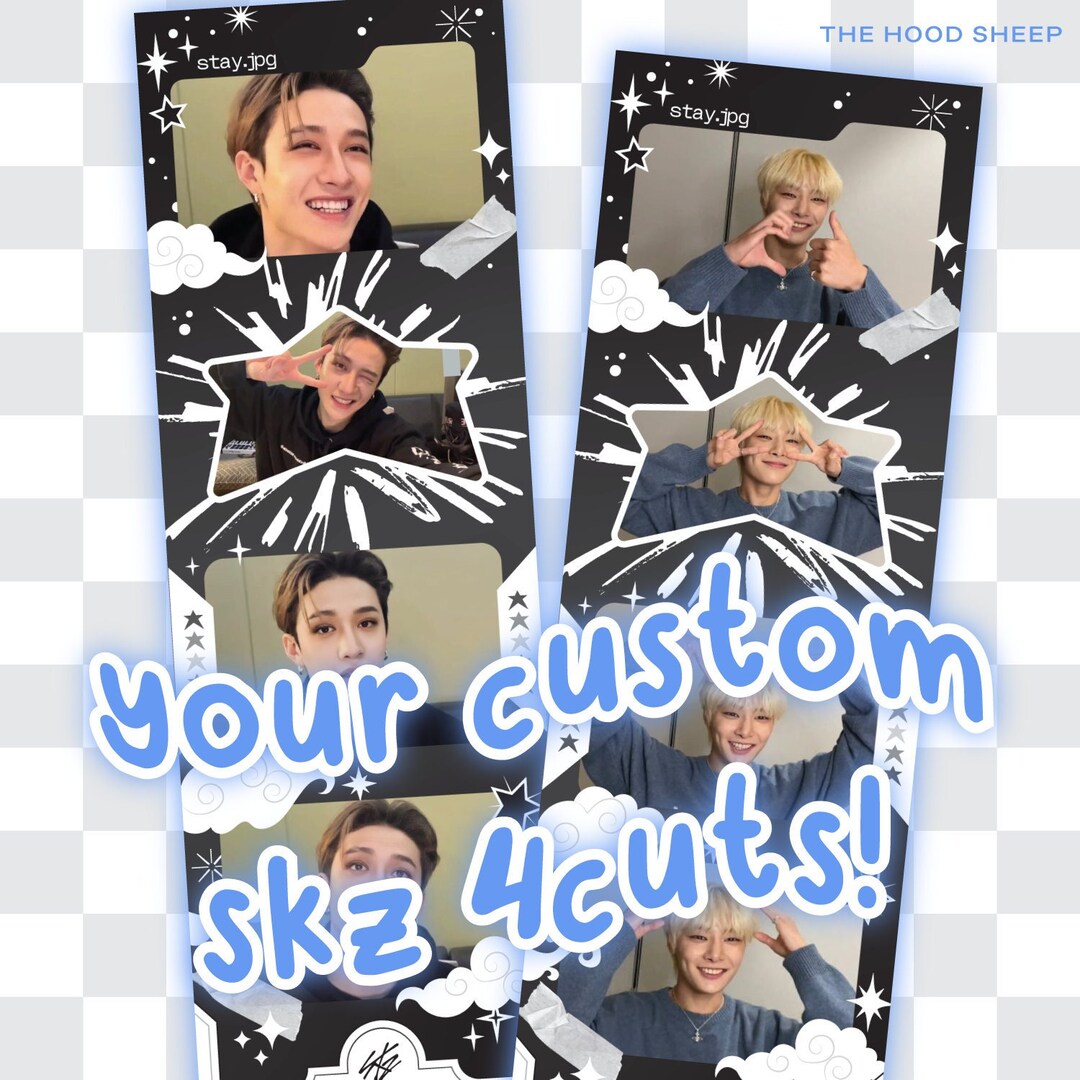Stray Kids 4cuts / Custom Kpop 4 Cuts Cute Photo and Gift / - Etsy