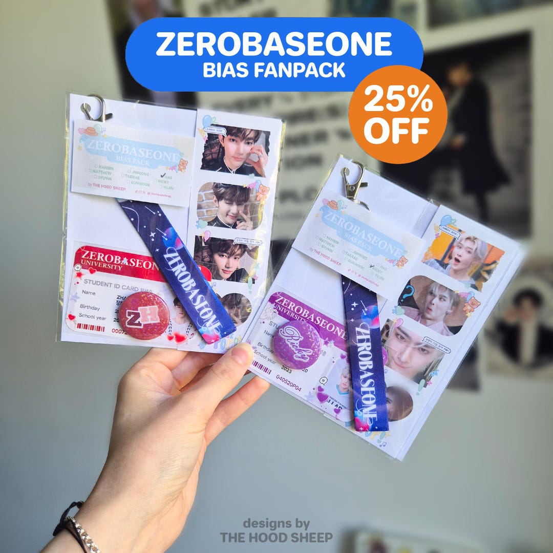 ZEROBASEONE ZB1 Bias Fanpack for Zerose, Perfect Gift for Kpop Fan and ...