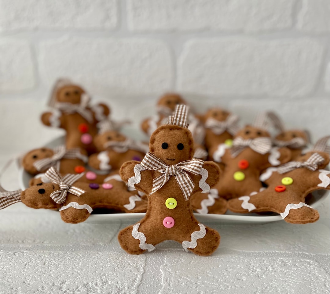 Gingerbread Men Decorations Perfect for Christmas Tree or for Home ...