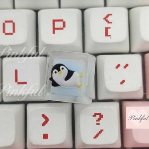 Penguin Keycap,cute Anime Keycaps,custom Keycap,resin Keycaps,artisan ...