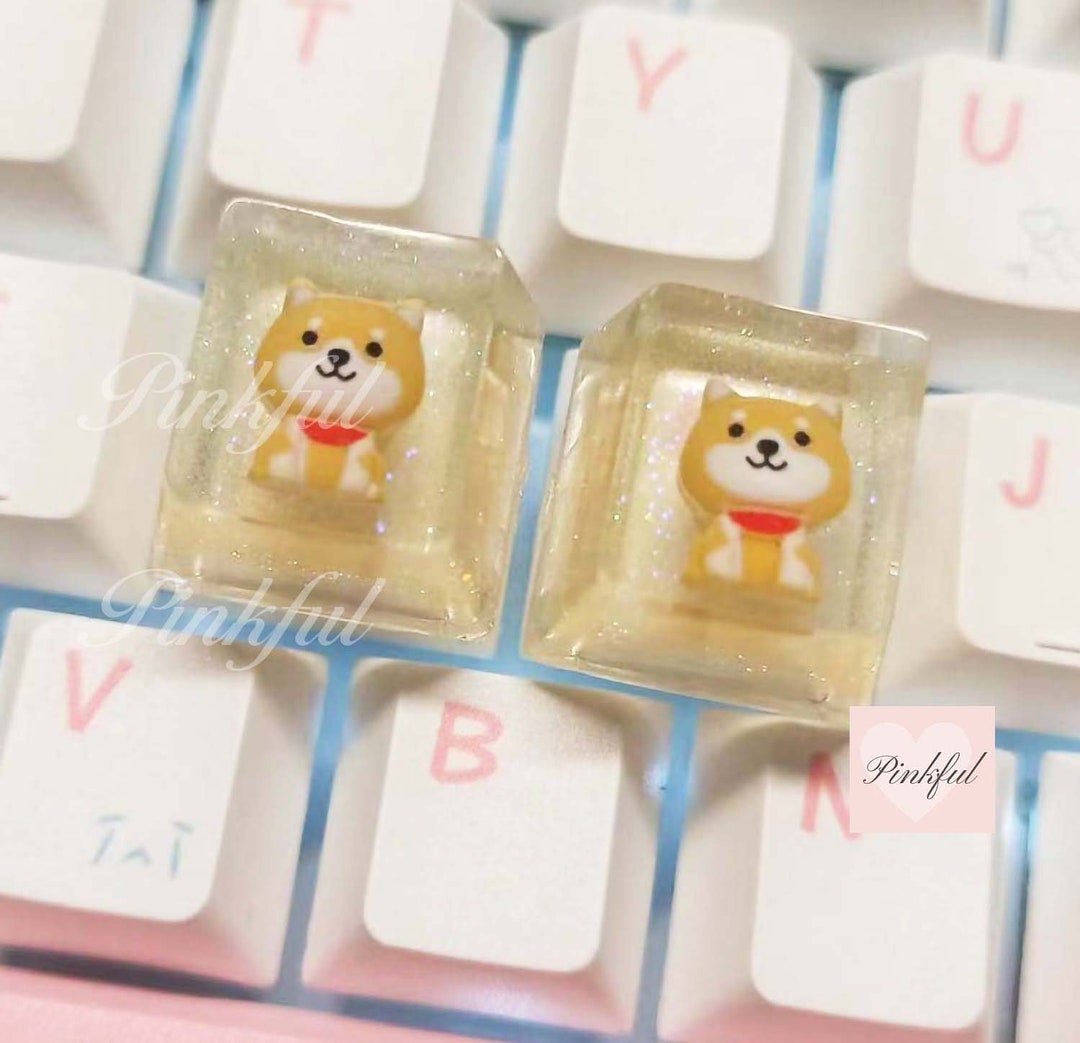 Cute Dog Keycap,anime Keycaps,custom Keycap,resin Keycaps,artisan ...
