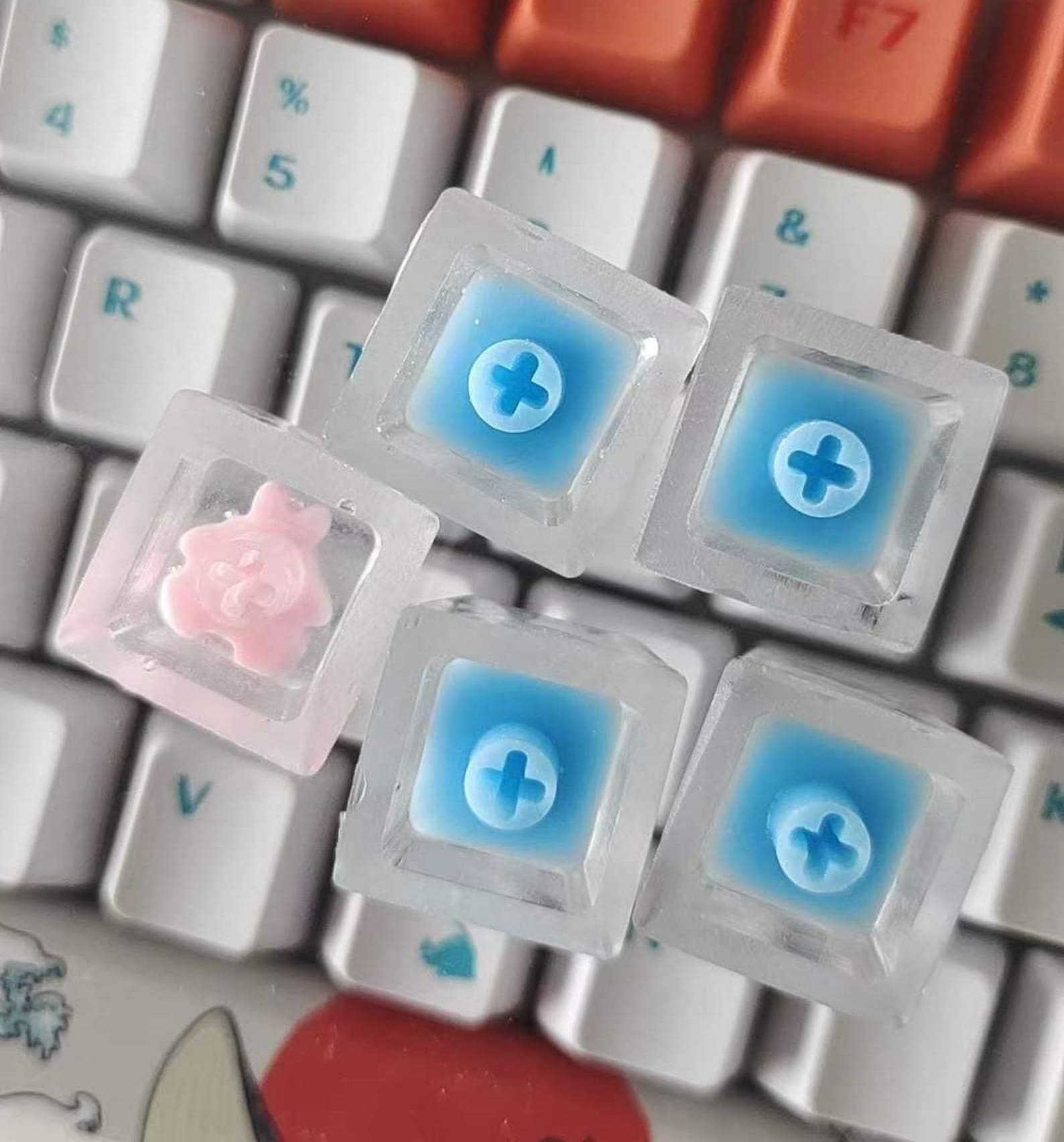 Funny Keycapflies Poop Keycapscustom Keycapanime Resin - Etsy