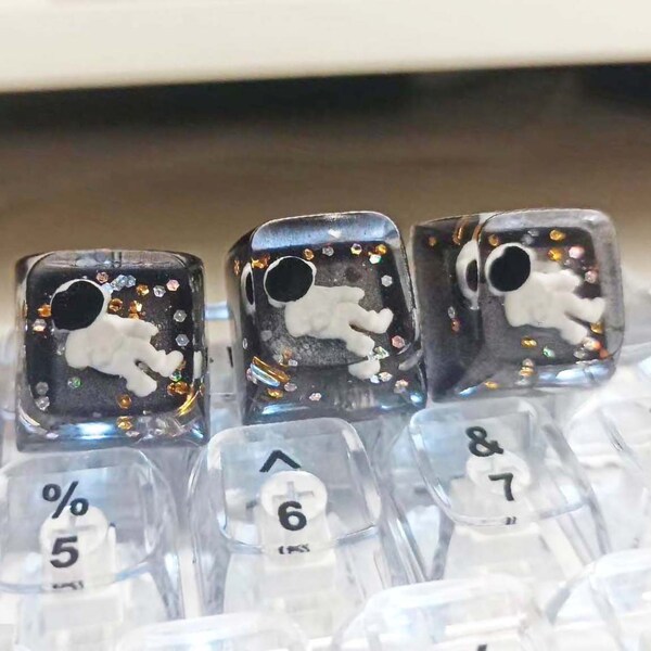 Cute Astronaut Keycap - Etsy