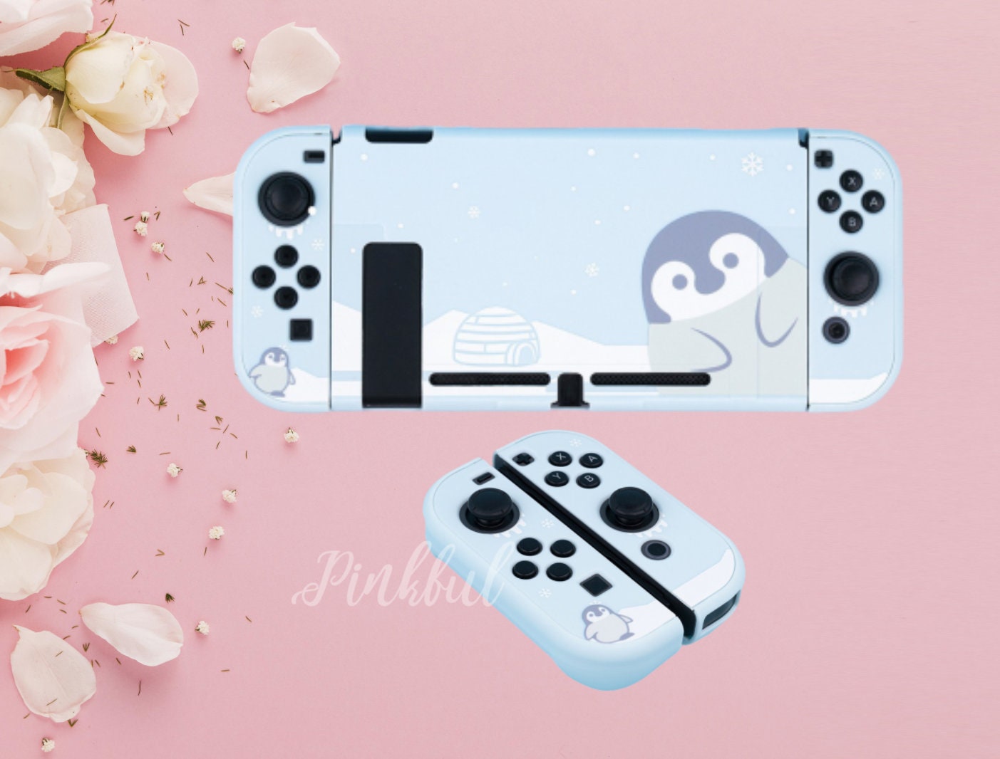 Seals Penguins Nintendo Switch CaseDockable Hard Protective | Etsy