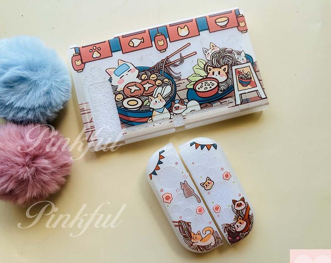 Cats Kitten Nintendo Switch 2 Case,cute Noodles Dockable Protective ...