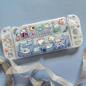Cute Whale Dolphin Nintendo Switch Oled Case,nintendo Switch 2 Case ...