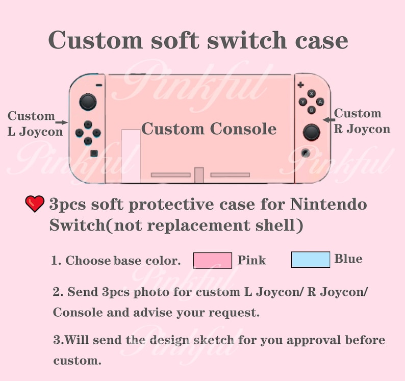 Soft Dockable Nintendo Switch Caseprotective Case Cover for - Etsy