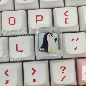 Penguin Keycap,cute Anime Keycaps,custom Keycap,resin Keycaps,artisan ...
