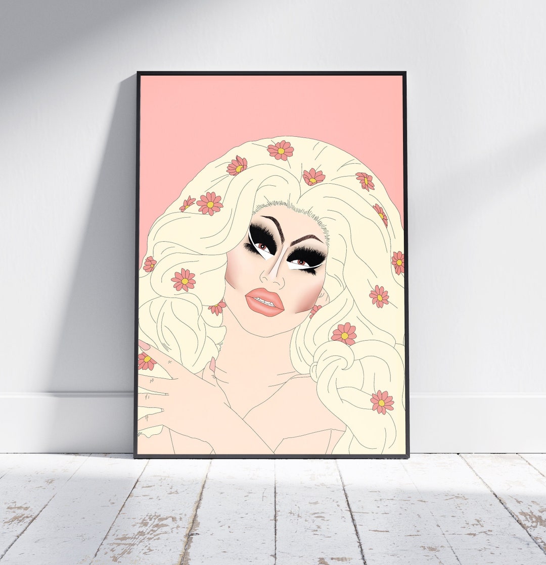 Trixie Mattel Art Print Poster A4 Drag Queen Ru Paul Katya Unhhhh! - Etsy