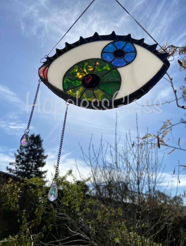 Stained Glass Polycoria Eye - Etsy