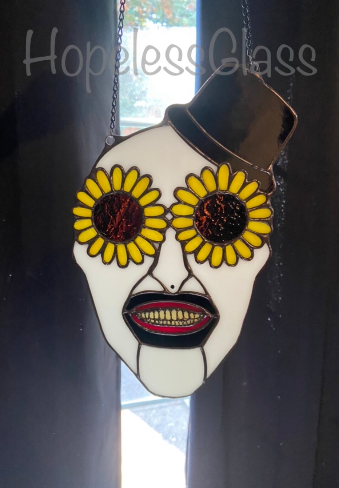 Stained Glass Art the Clown - Etsy